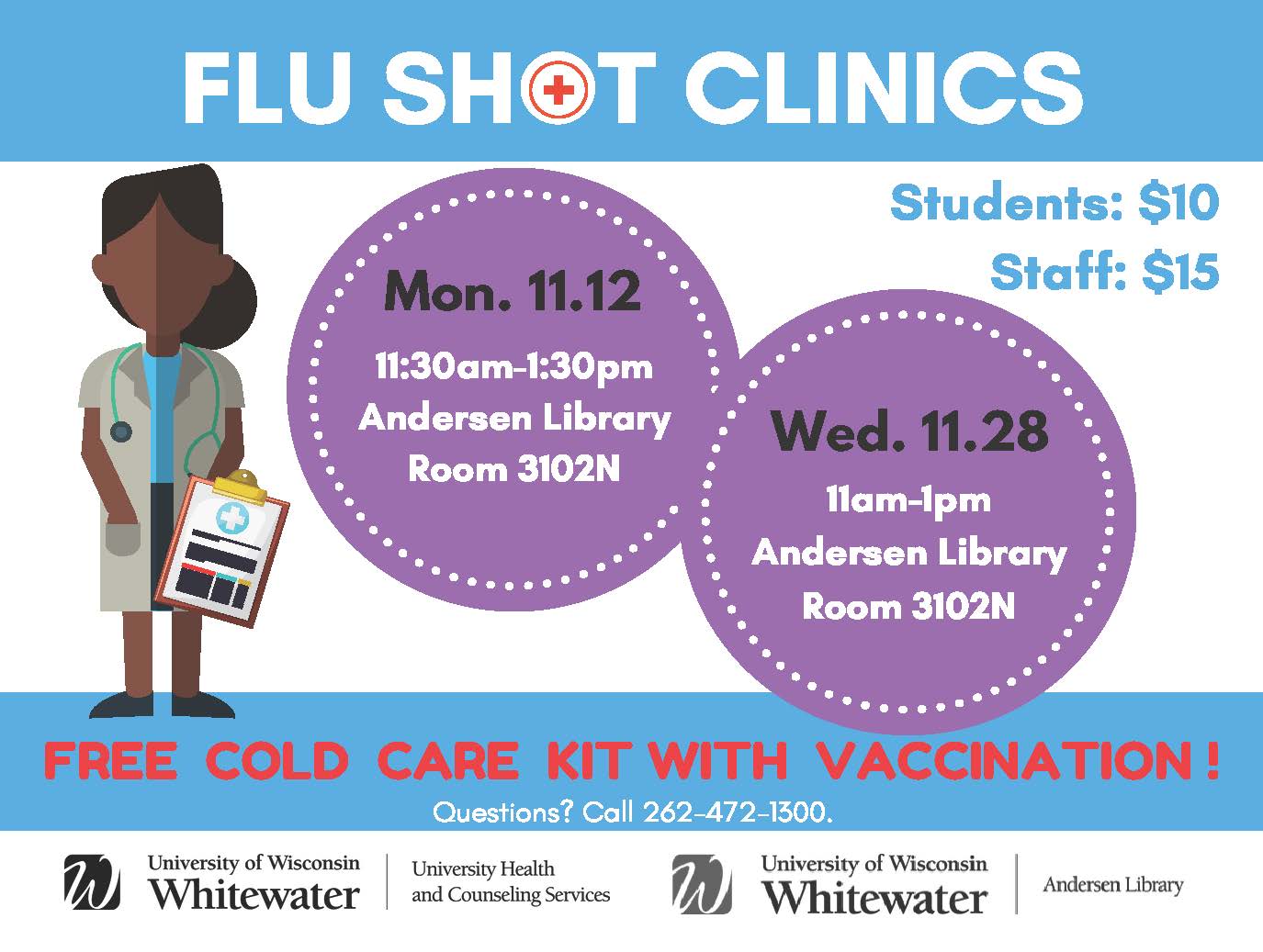 Flu Shot Clinic | The Andersen Library Blog